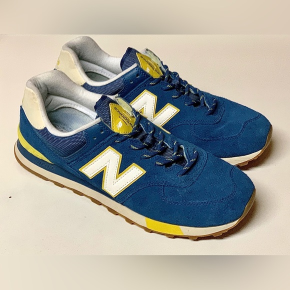 New Balance | Shoes | Mens 1 Eu 45 Royal Blue Suede New Balance 574 ...